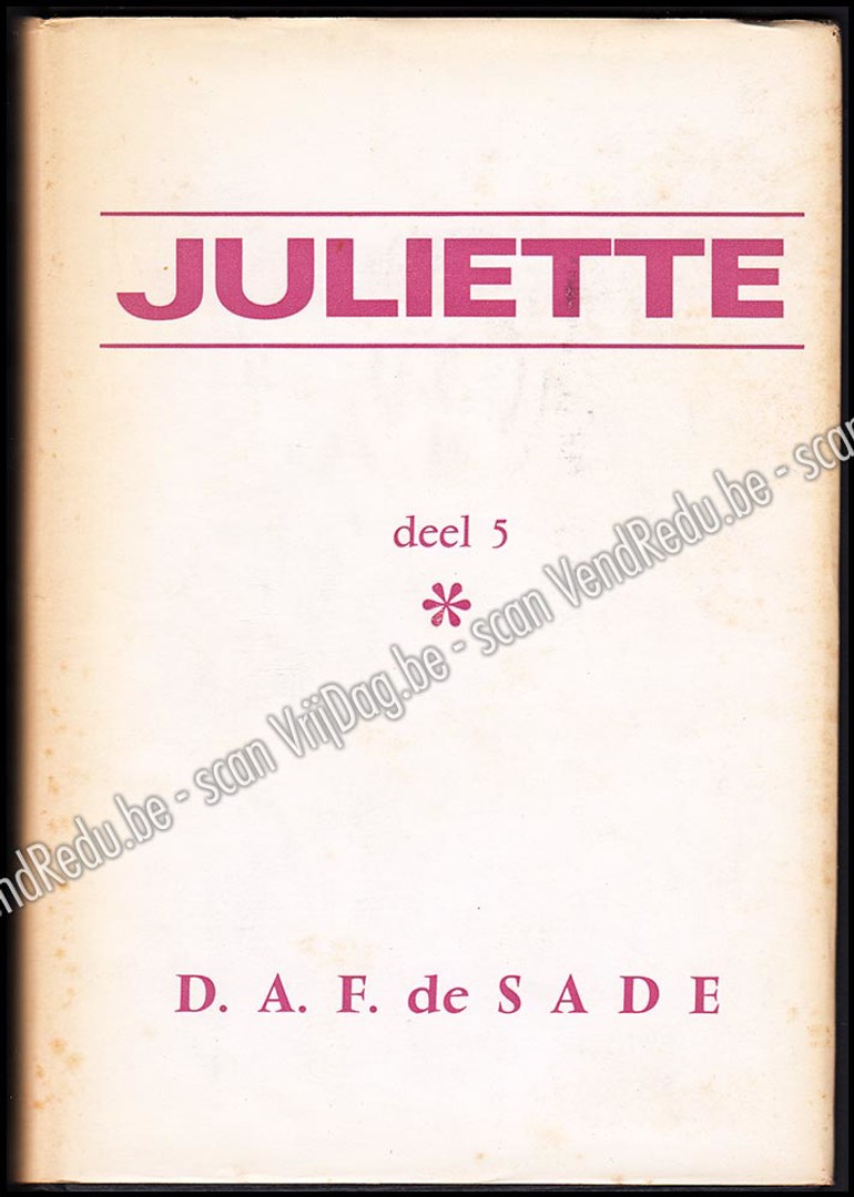Juliette. Deel 5. (roman vertaald uit het Frans) tweedehands kopen - €27,00