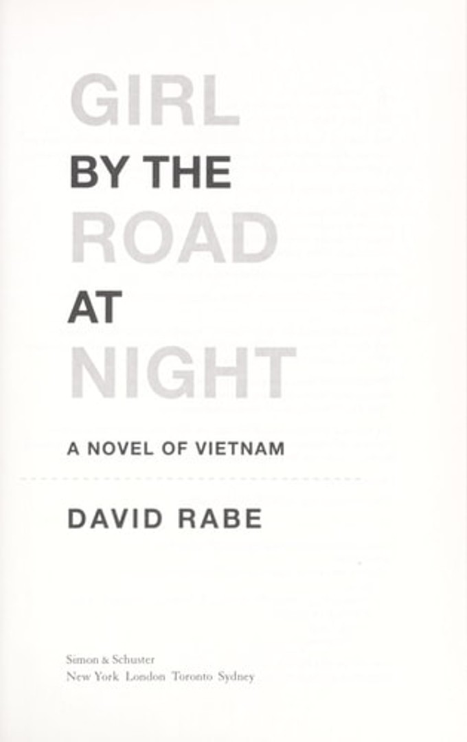 Girl by the Road at Night A Novel of Vietnam tweedehands kopen - €10,00